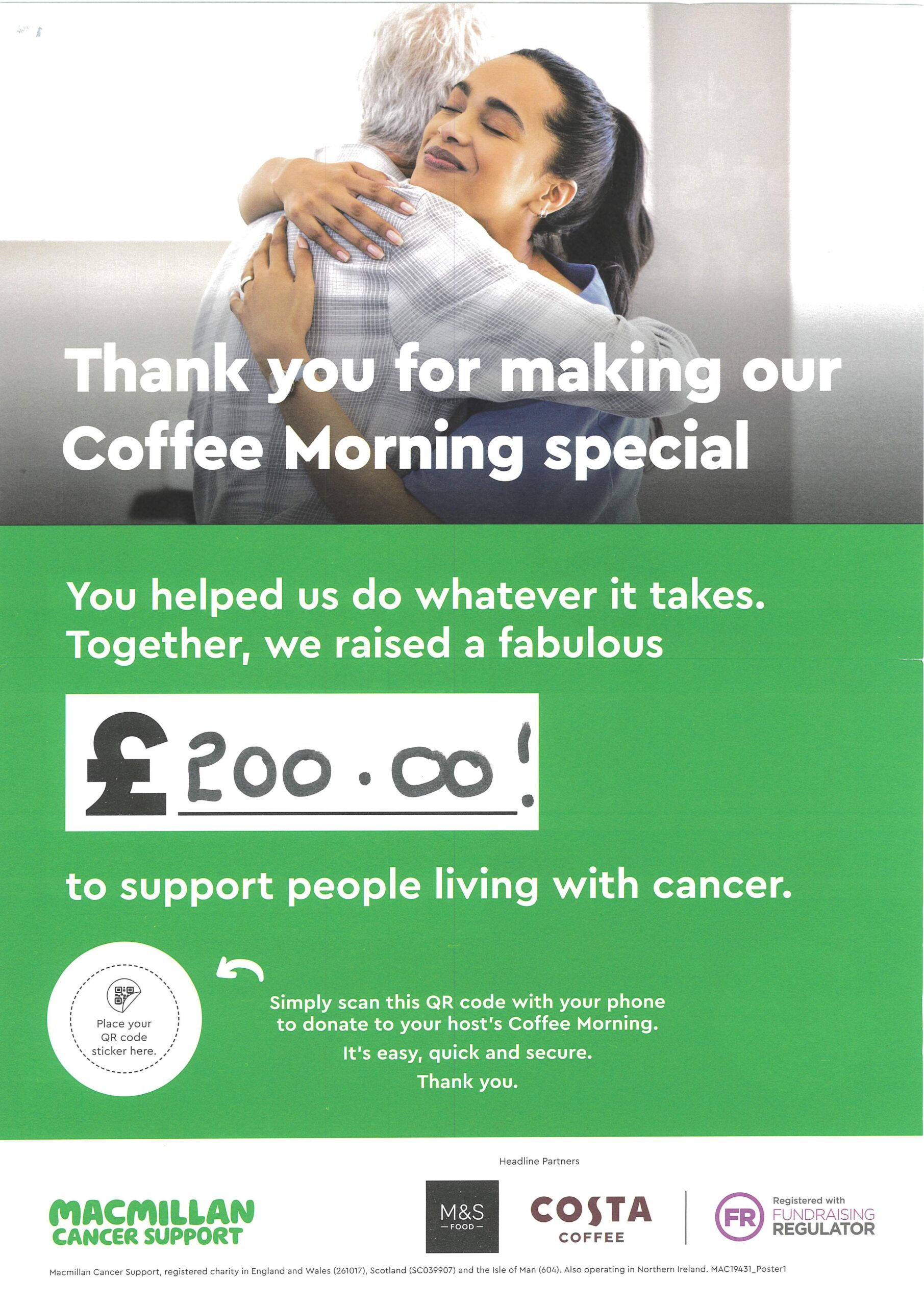 Macmillan Coffee Morning 2023 - Belmont School
